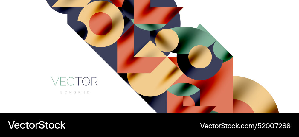 Circle pattern round elements with lines Vector Image