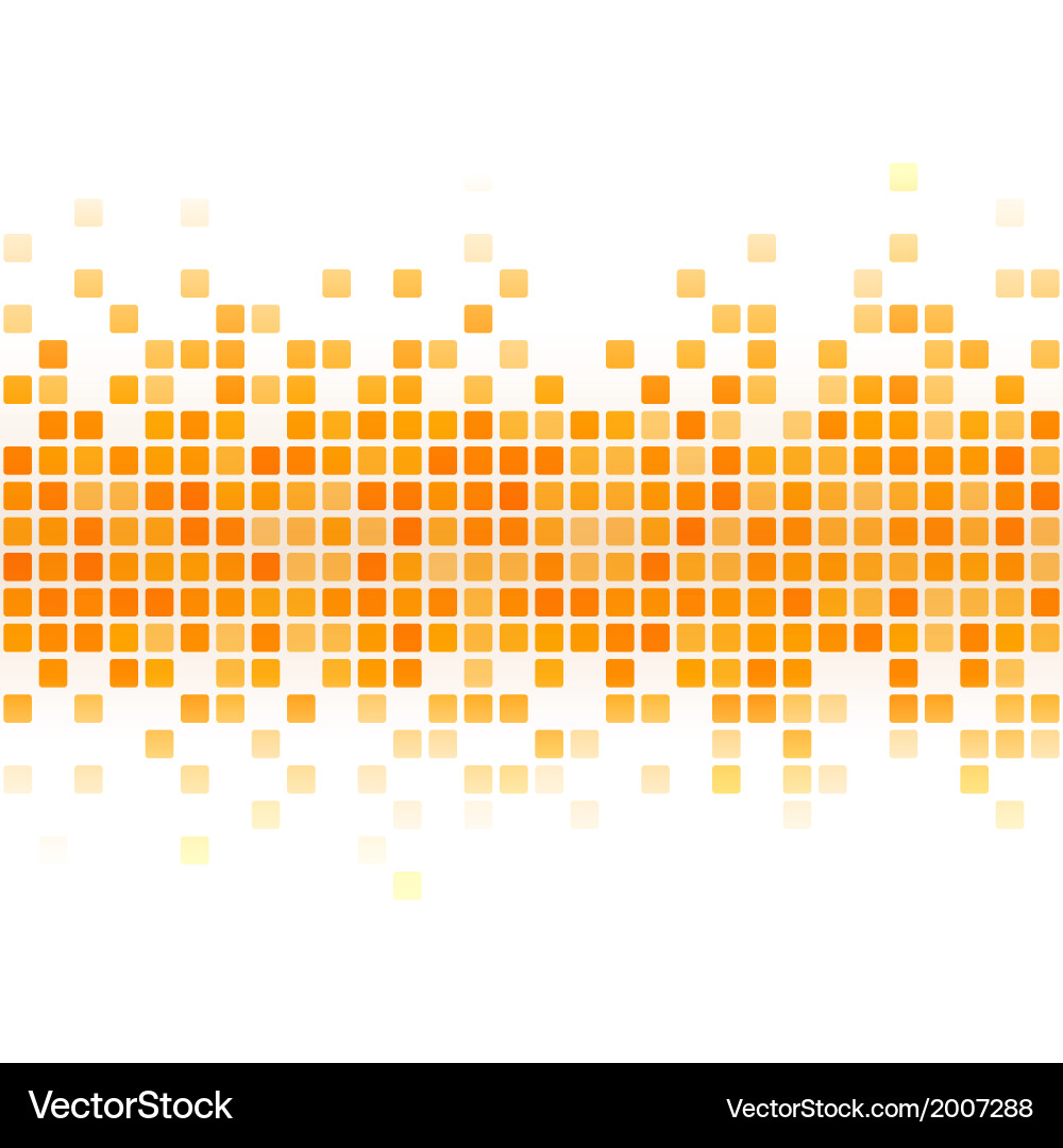 Pixelated Yellow Gradient Background Royalty Free Vector