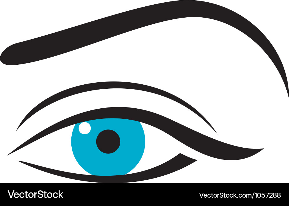 Woman eye Royalty Free Vector Image - VectorStock