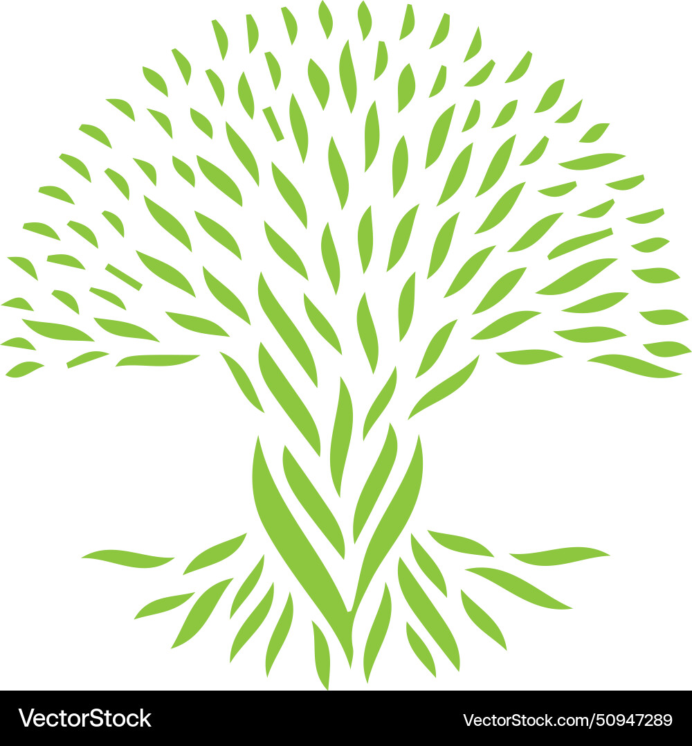 Elegant creative tree design of color Royalty Free Vector