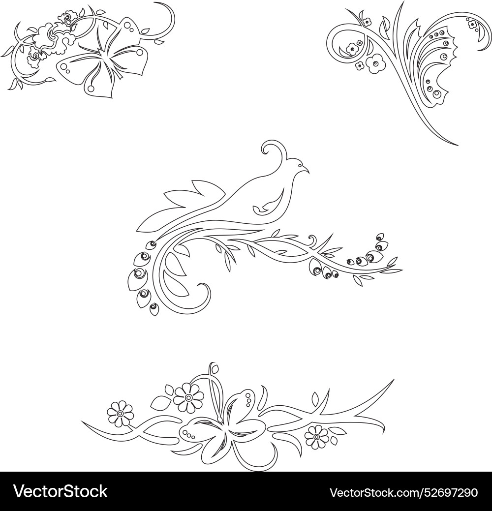 Alpona design Royalty Free Vector Image - VectorStock
