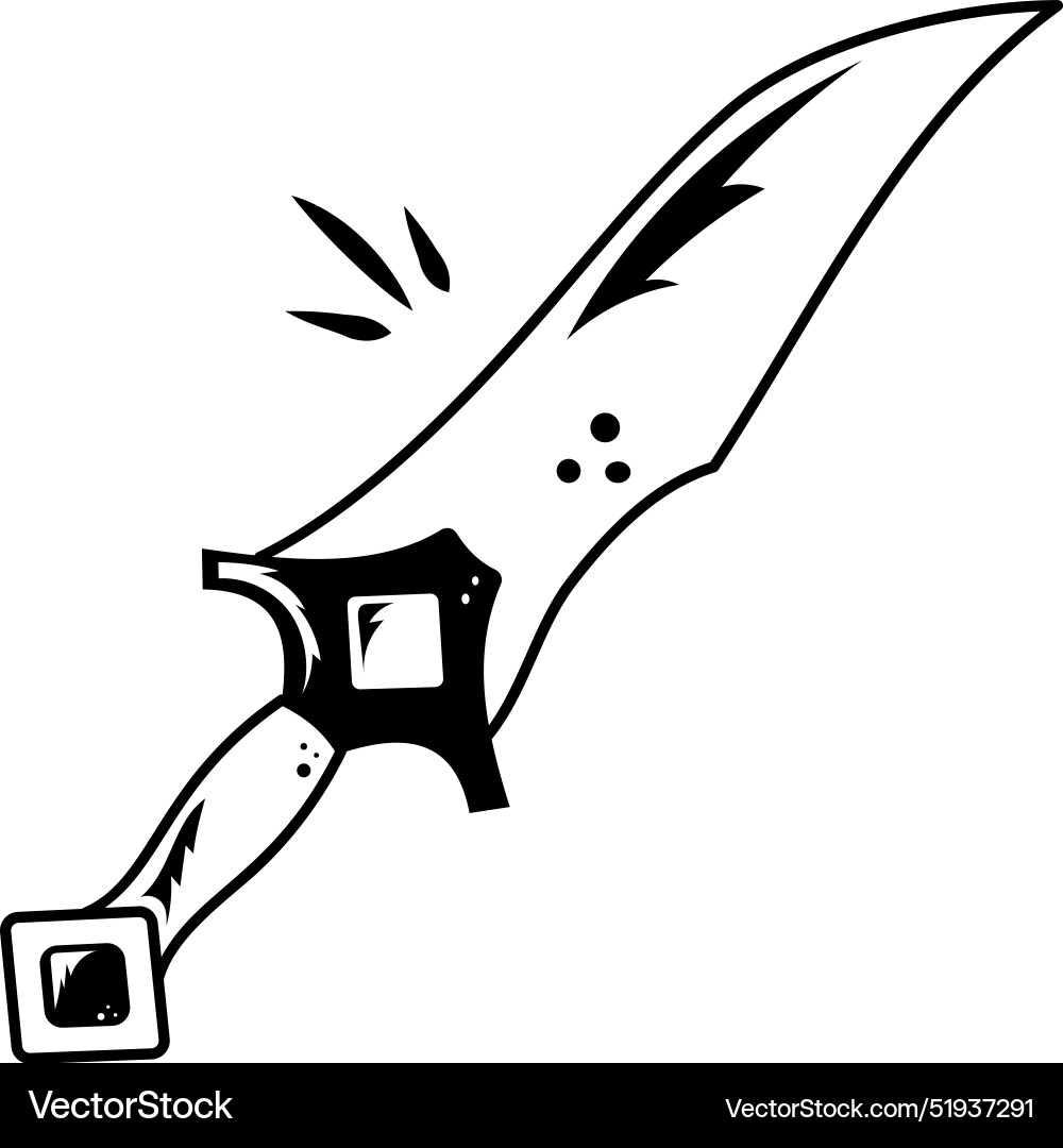 Rune sword Royalty Free Vector Image - VectorStock