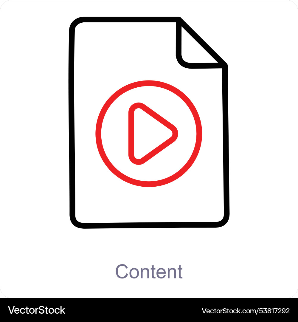 Content Royalty Free Vector Image - VectorStock