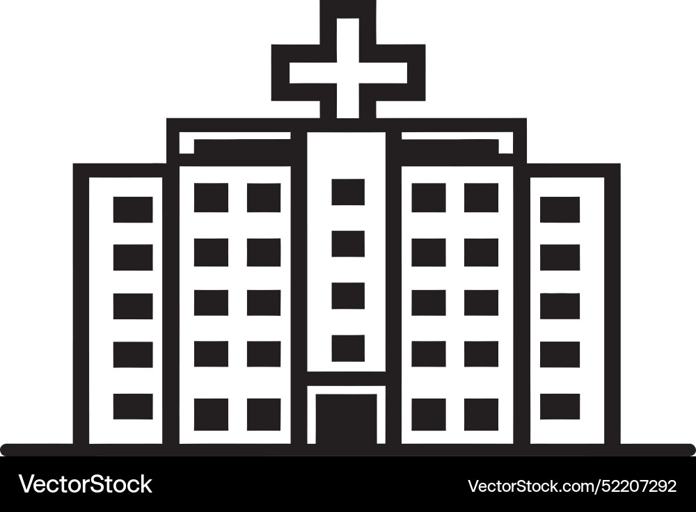 Managing hospital resources effectively Royalty Free Vector
