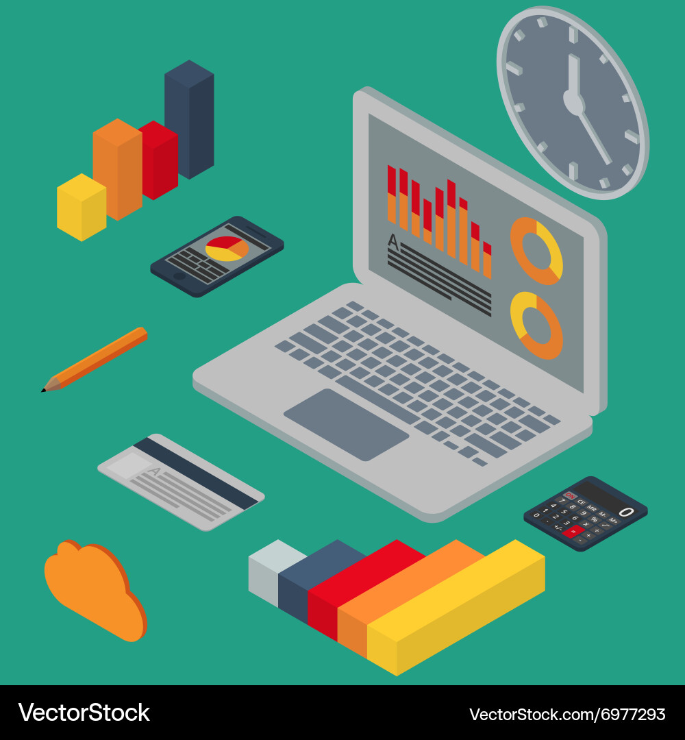 Isometric Royalty Free Vector Image - VectorStock