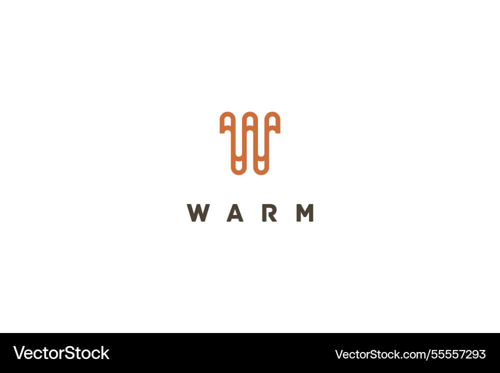 Warm logo Royalty Free Vector Image - VectorStock