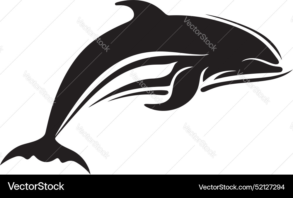 Nautical nobility whale symbol tranquil tides Vector Image