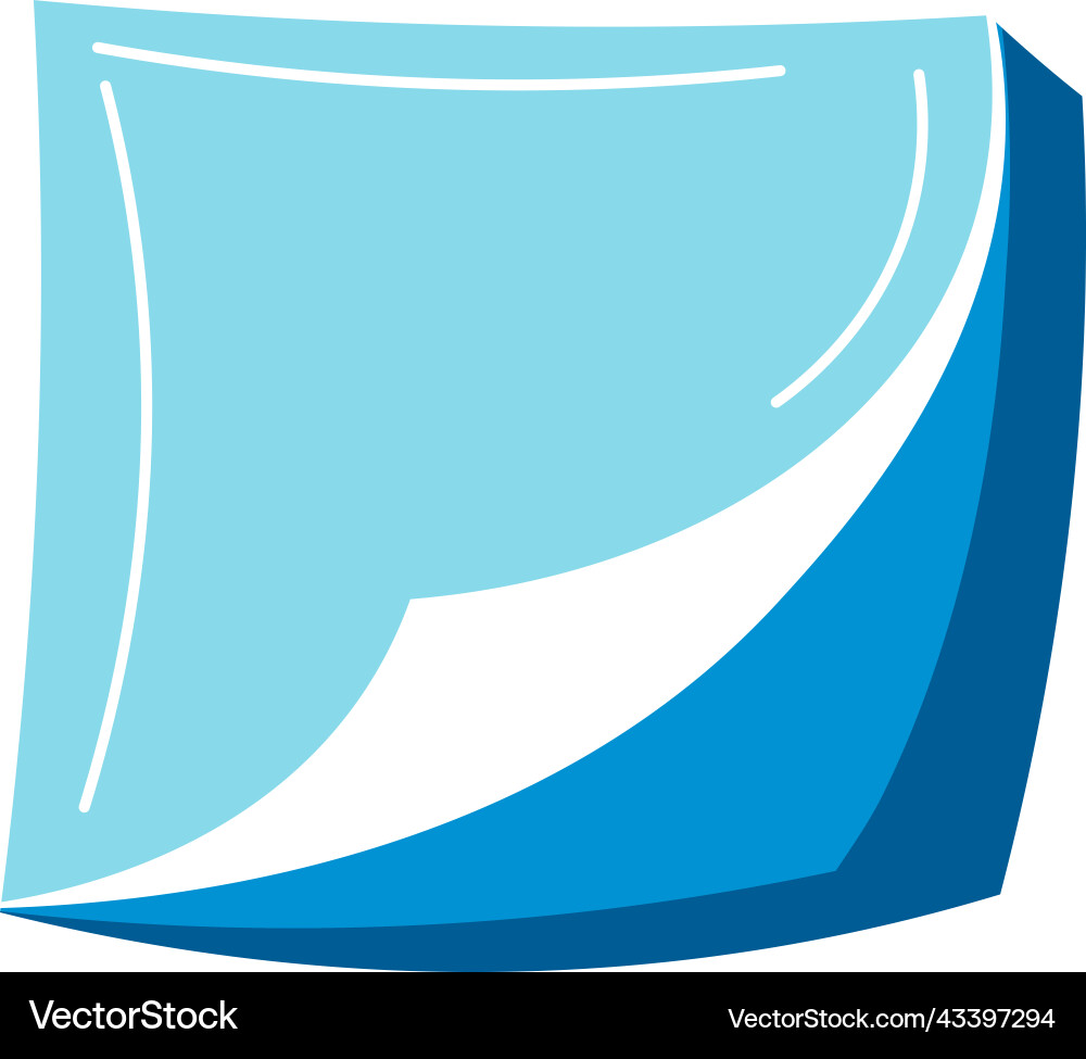 Stickers for taking notes small pieces of paper Vector Image