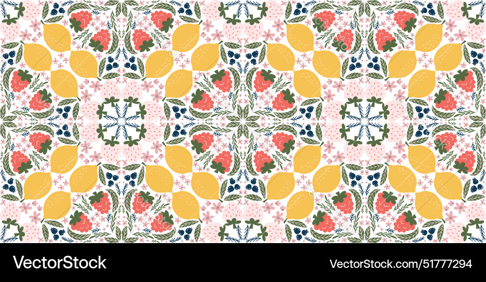 Whimsical seamless pattern featuring Royalty Free Vector