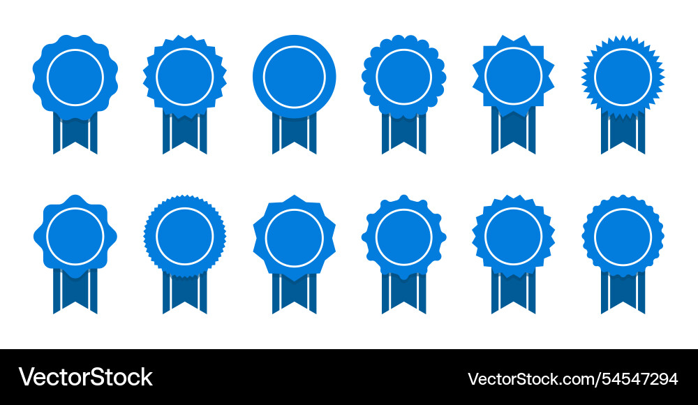 Winner award icon and best choice badge Royalty Free Vector