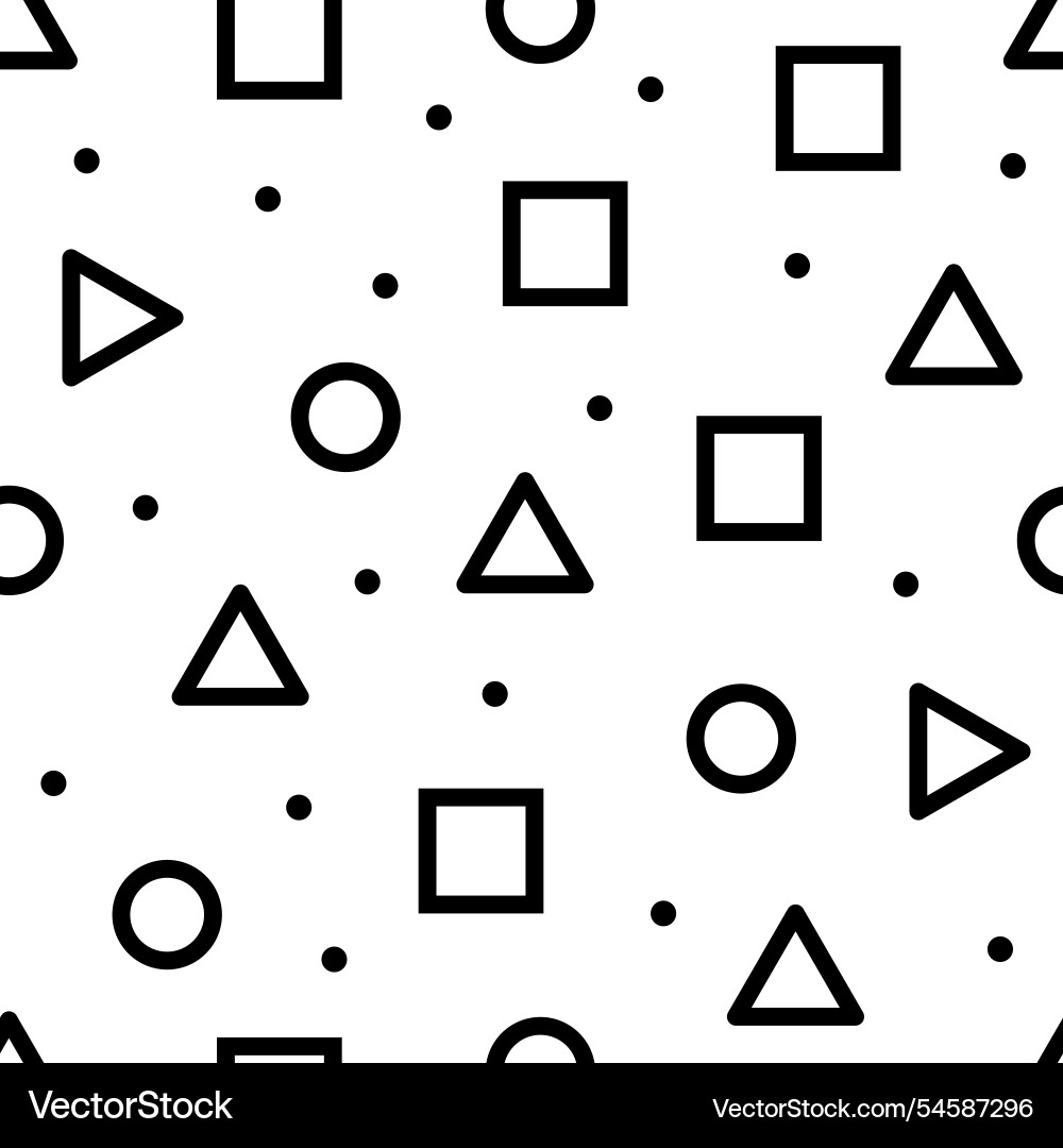 Geometric Triangle Pattern Royalty Free Vector Image