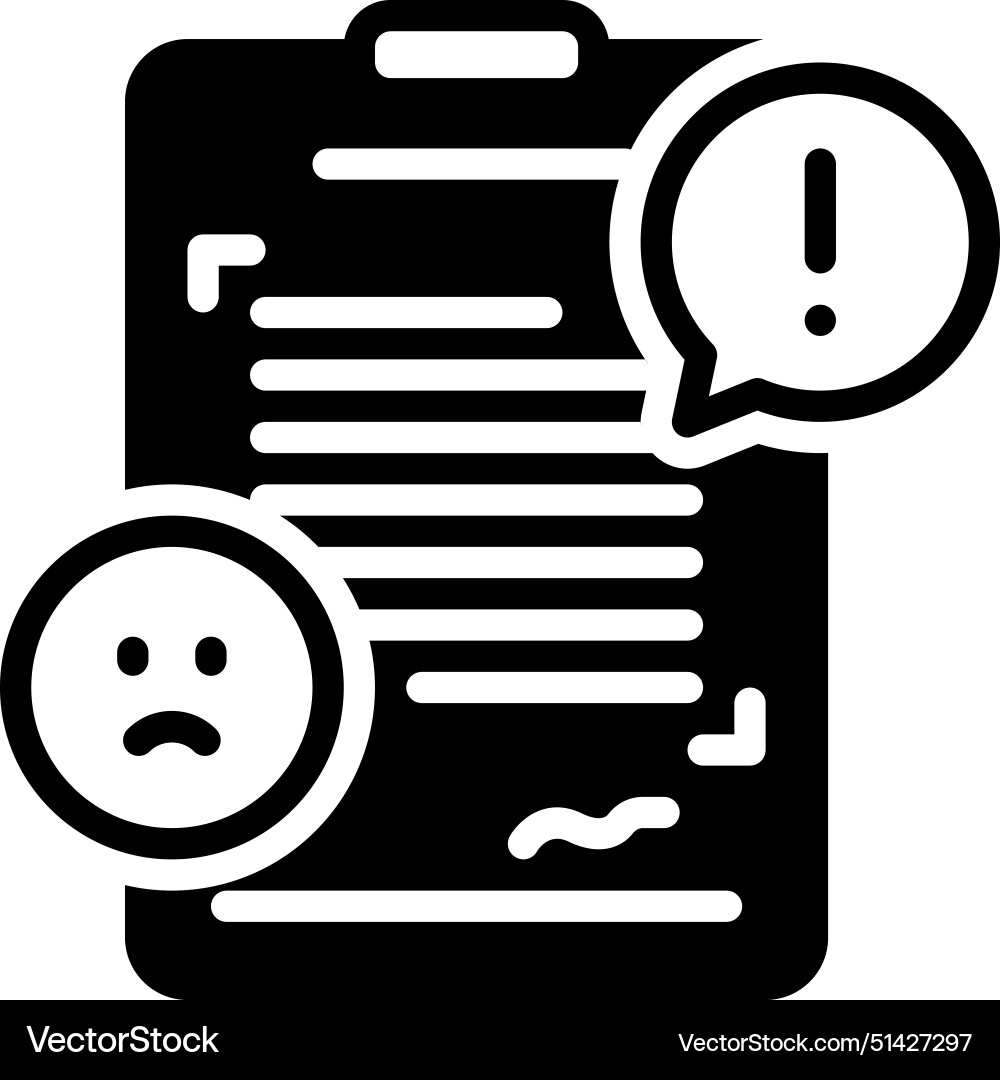 Complaint Royalty Free Vector Image - VectorStock
