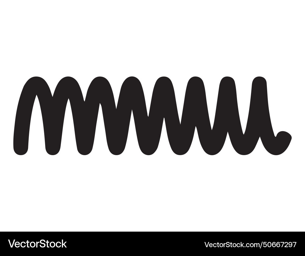 Spring silhouette art Royalty Free Vector Image