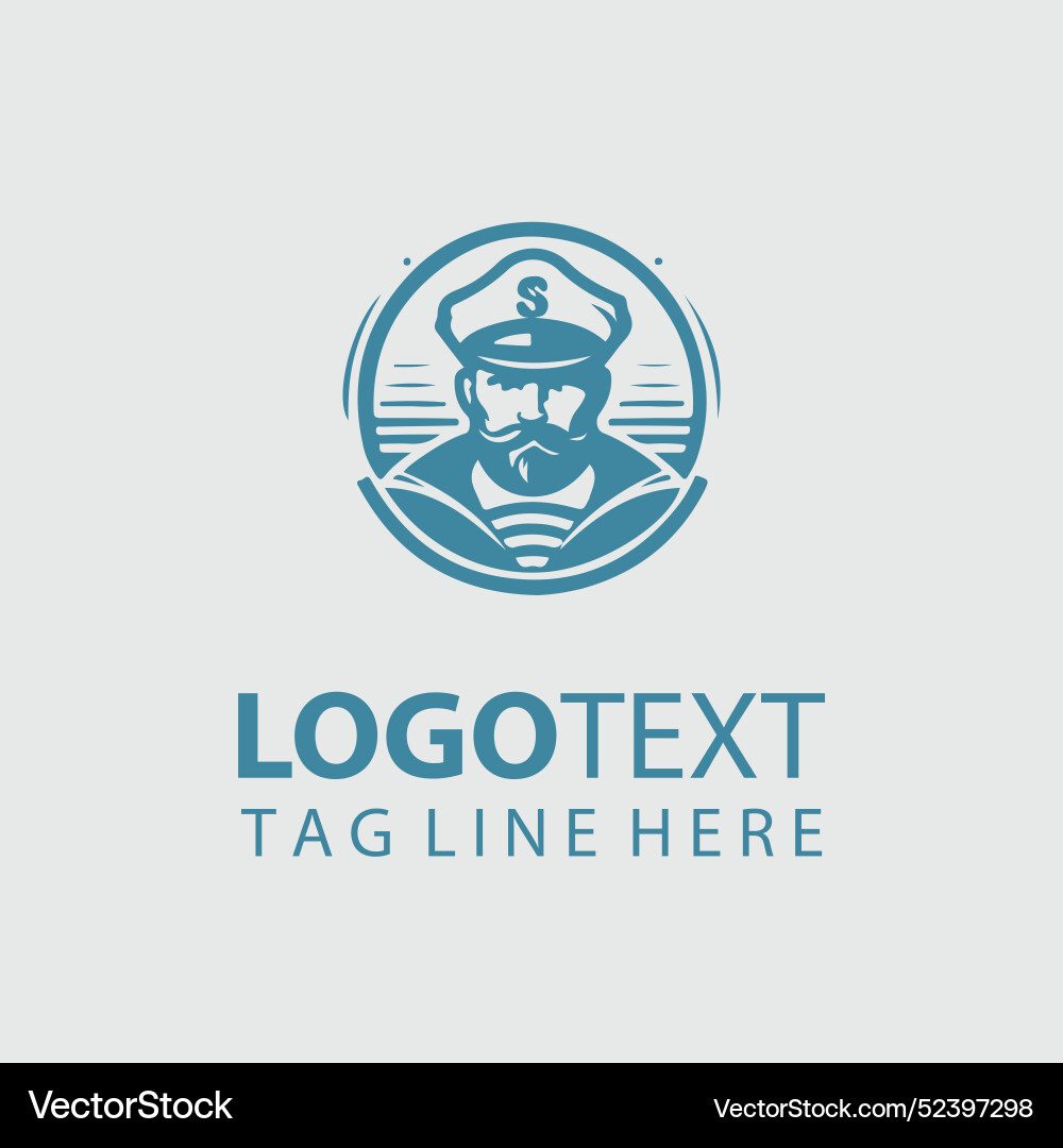 Sailor logo Royalty Free Vector Image - VectorStock