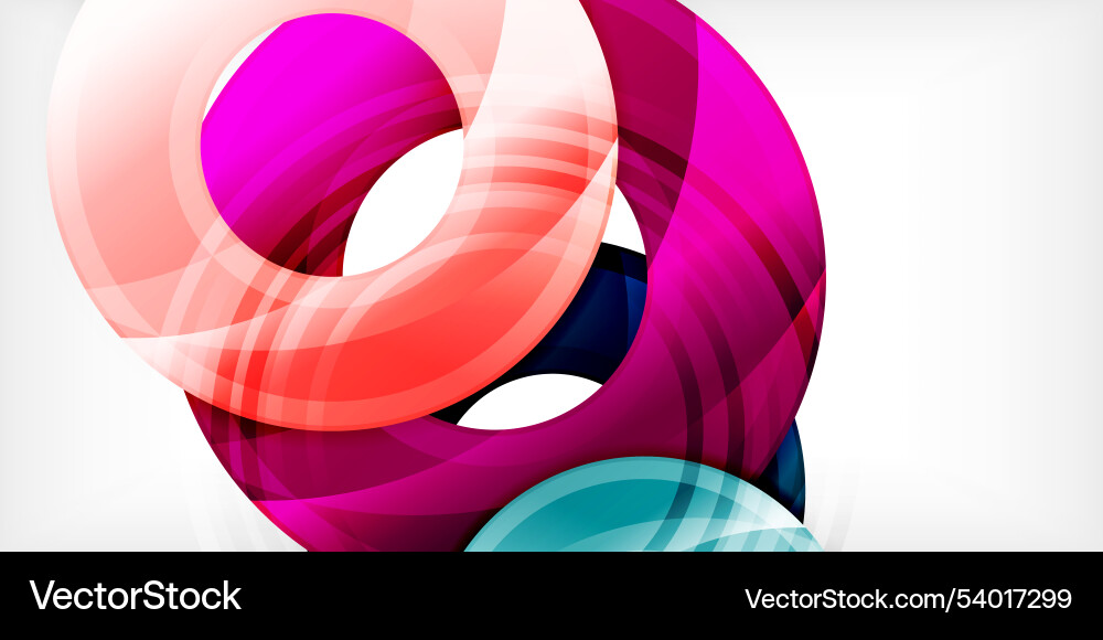 Circles round elements ring shapes premium Vector Image