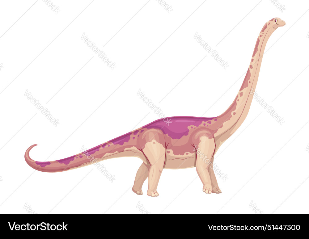 Mamenchisaurus prehistoric dinosaur with long neck