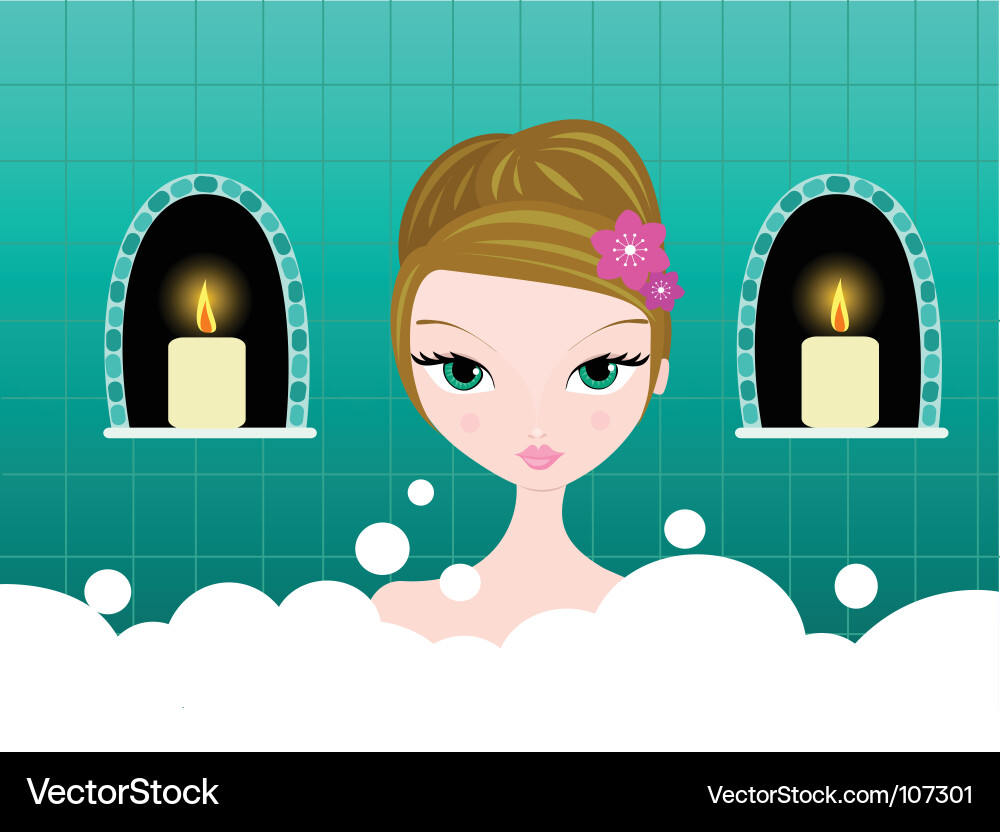 Bubble bath Royalty Free Vector Image - VectorStock