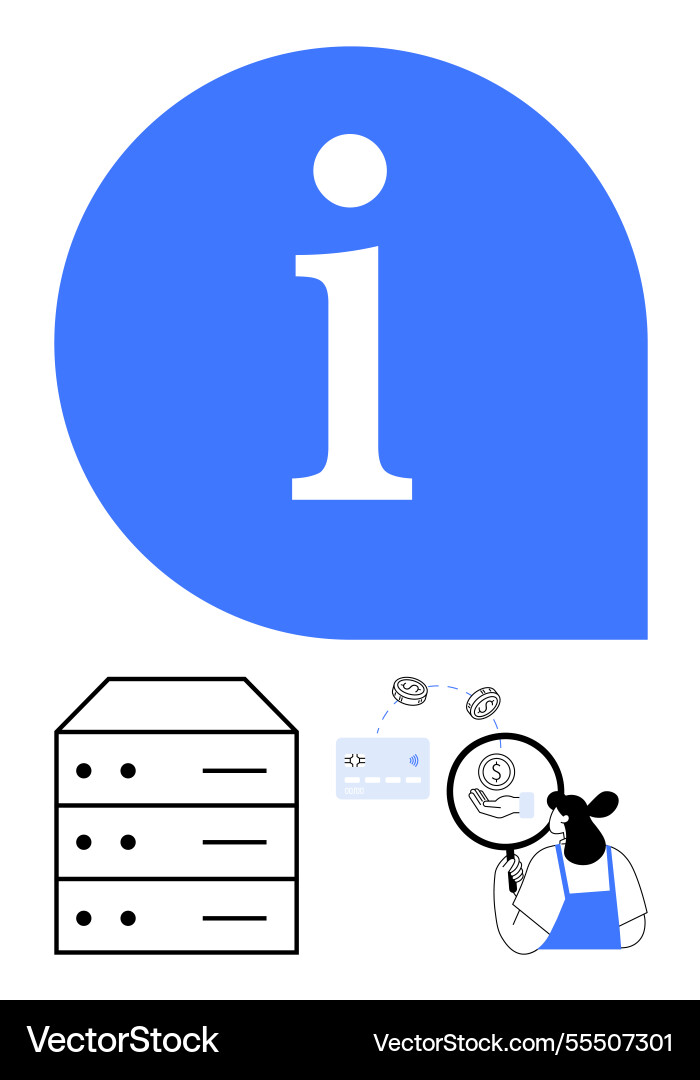 Information search with database and data analysis