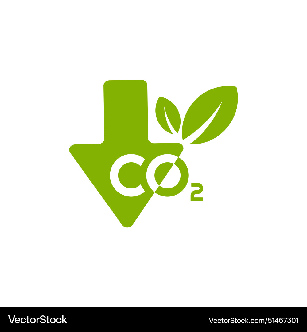 Reducing co2 emissions to stop climate change sign