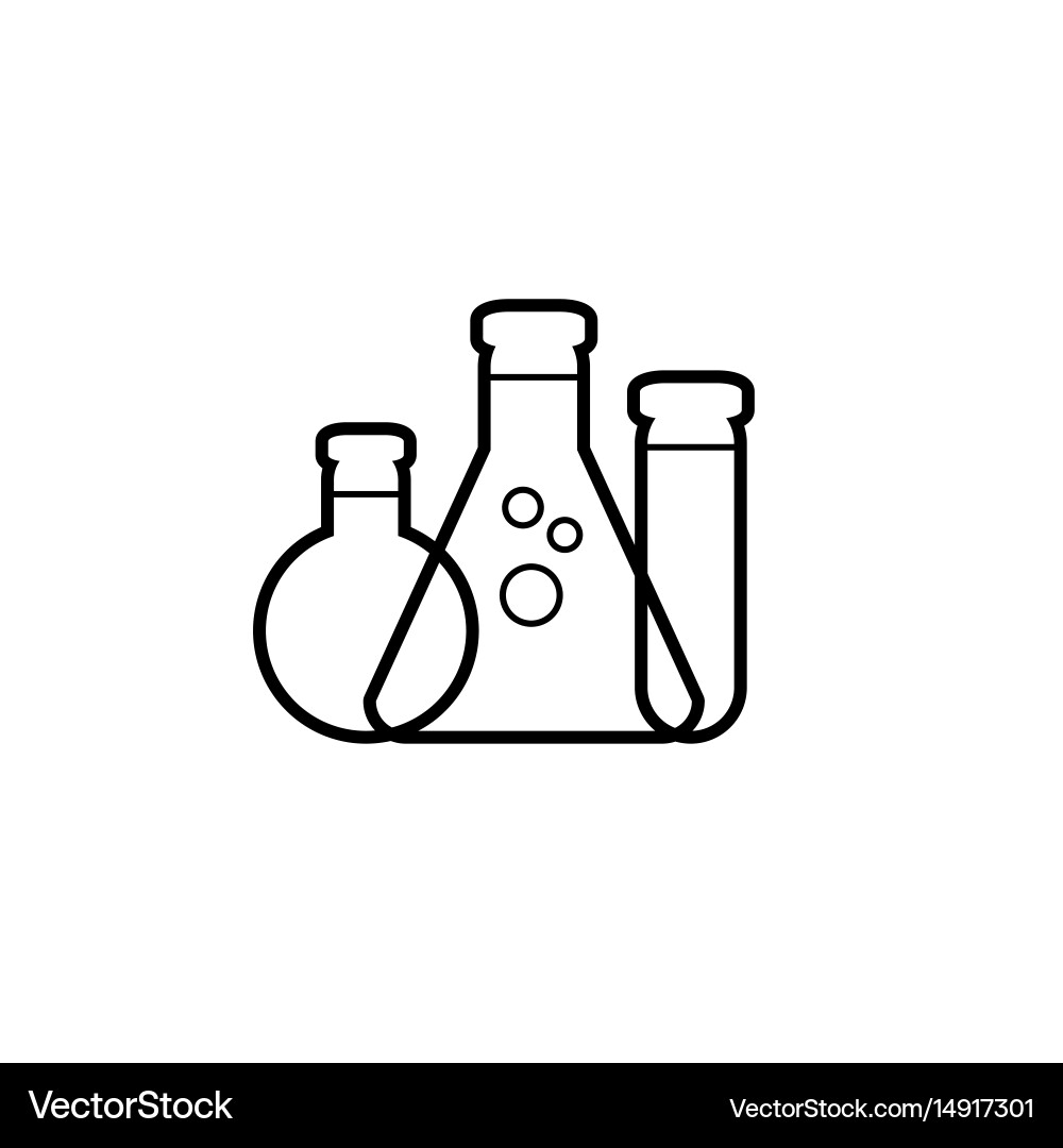 Simple synthesis icon Royalty Free Vector Image