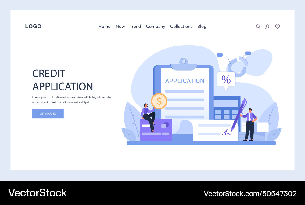 A step-by-step visual guide to applying for credit