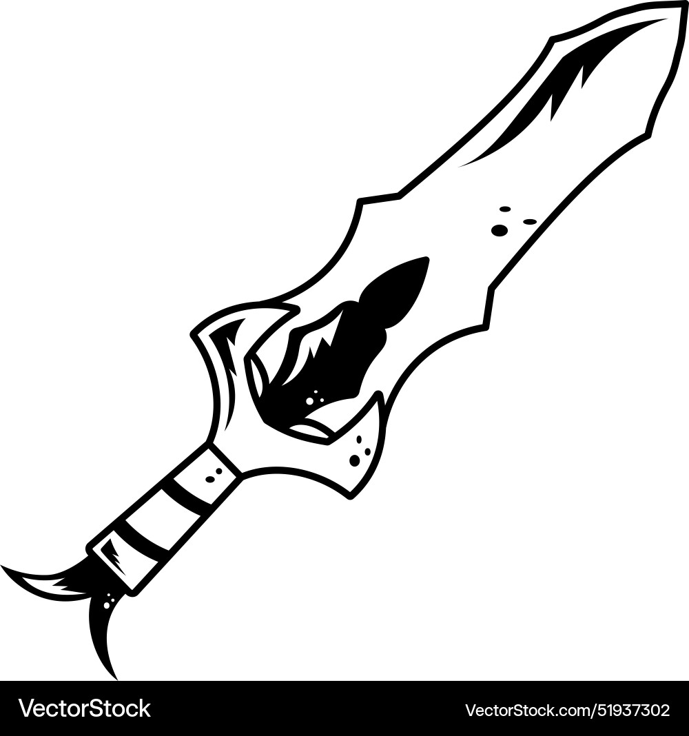 Dagger Royalty Free Vector Image - VectorStock