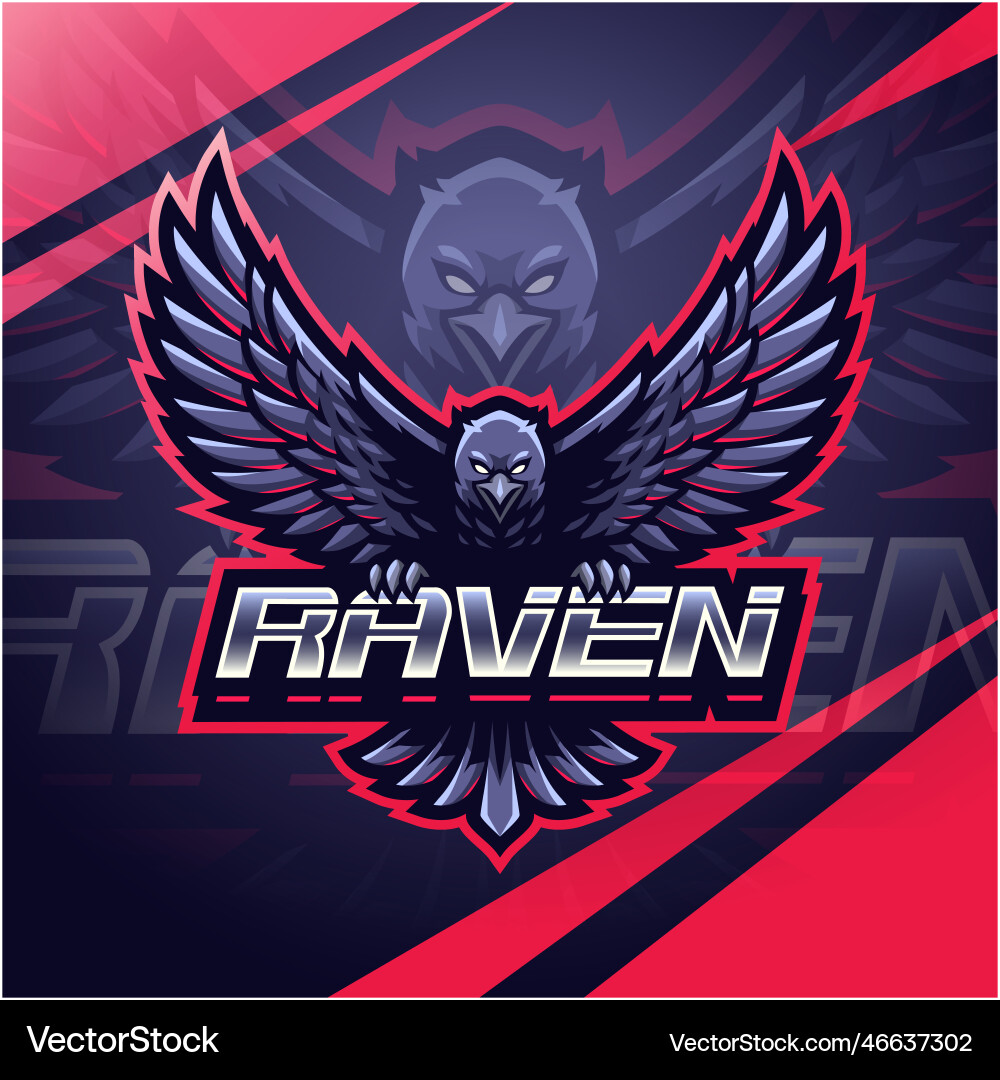 Esports Logo Raven Vector Images (88)