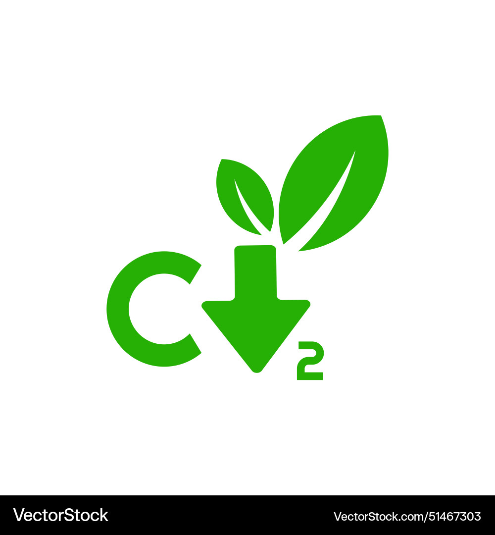 Reducing co2 emissions to stop climate change sign