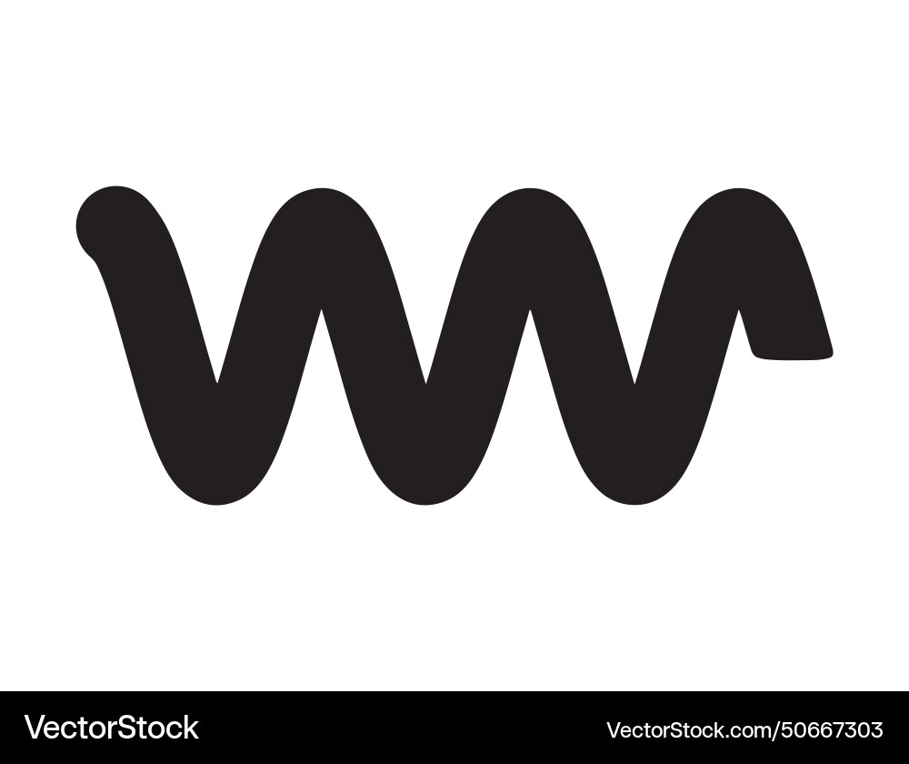 Spring silhouette art Royalty Free Vector Image