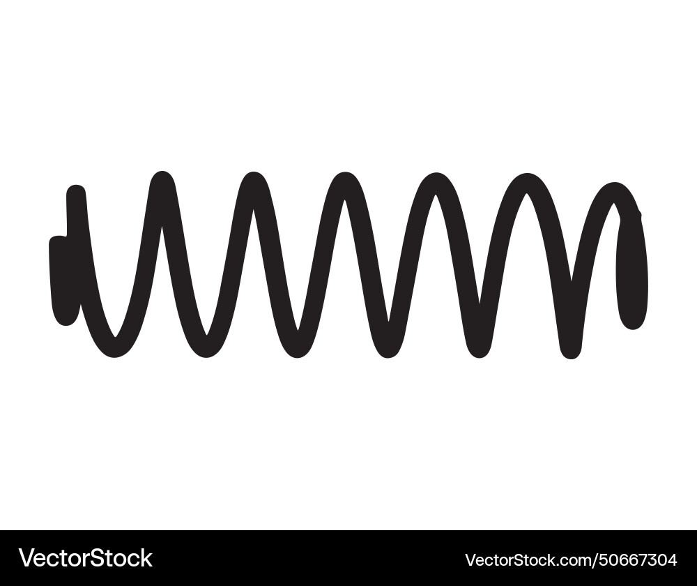 Spring silhouette art Royalty Free Vector Image