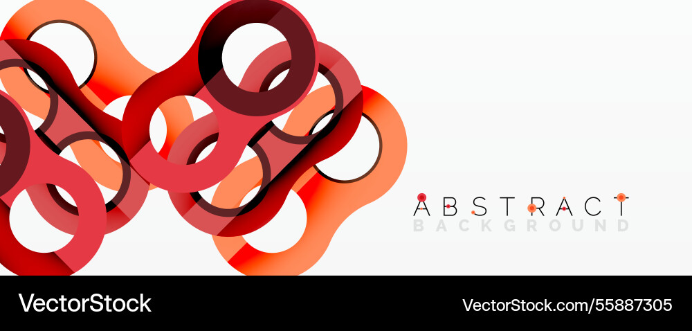 Abstract geometric pattern with interlocking Vector Image