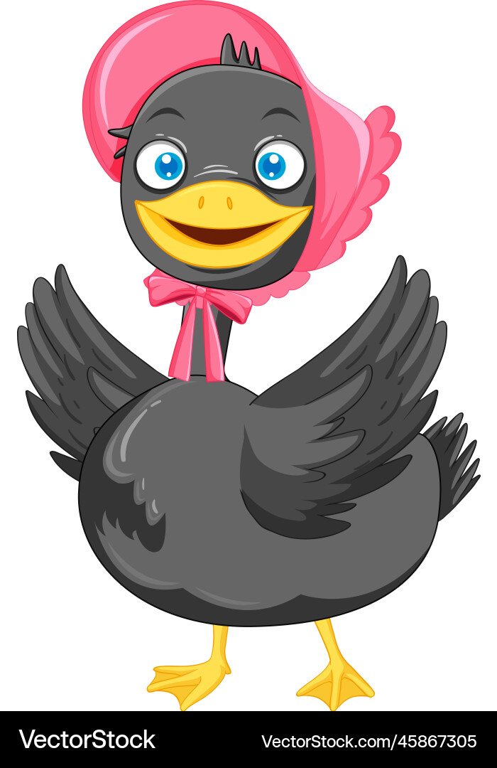 Duck Mallard Cartoon Charakter Lizenzfreies Vektorbild