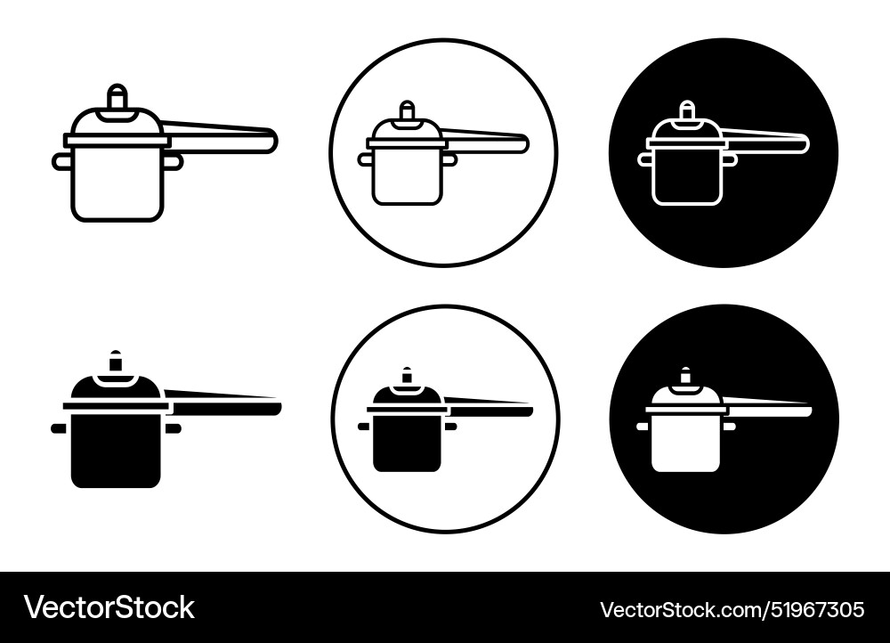 Pressure cooker icon Royalty Free Vector Image