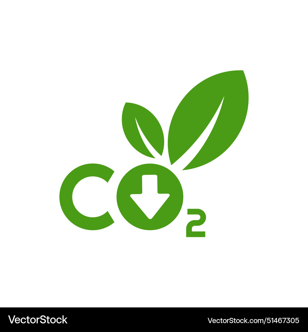 Reducing co2 emissions to stop climate change sign