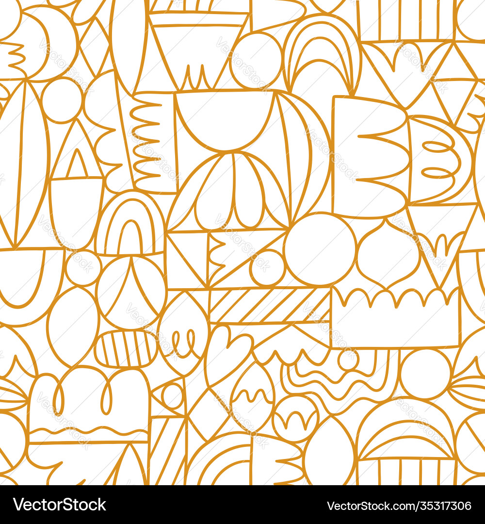 Creative thinking good golden outline Royalty Free Vector
