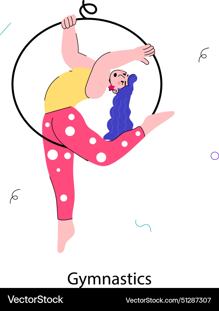 Gymnastics Royalty Free Vector Image - VectorStock