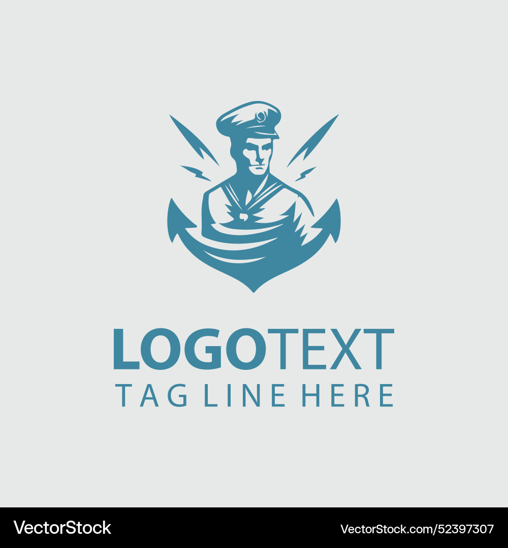 Sailor logo Royalty Free Vector Image - VectorStock