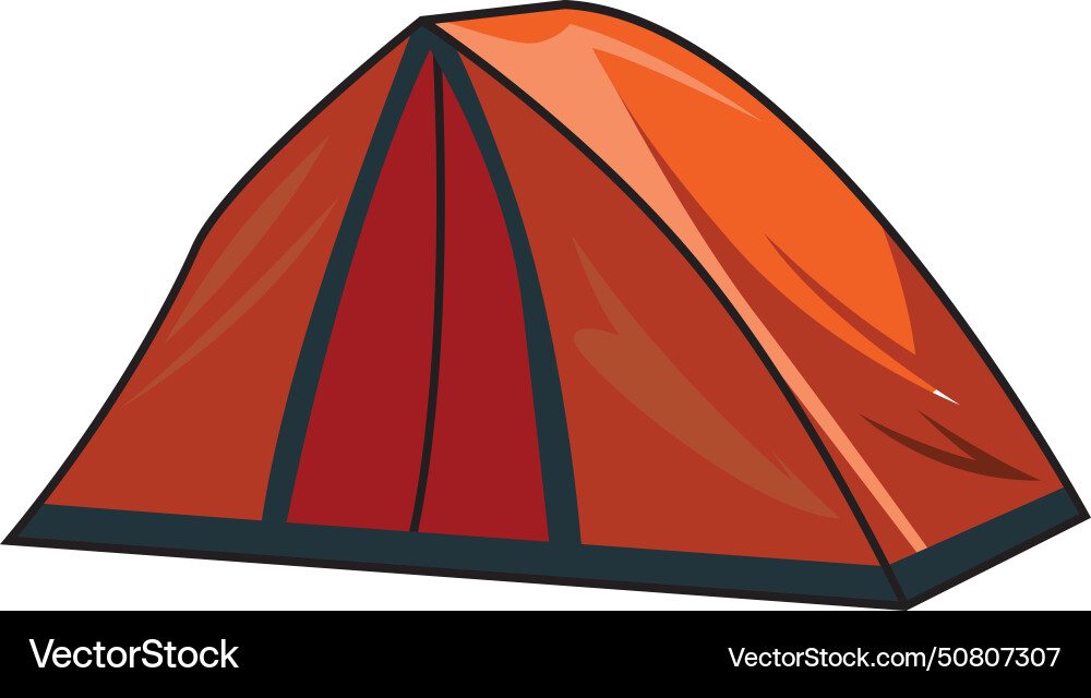 Tent camping logo image Royalty Free Vector Image