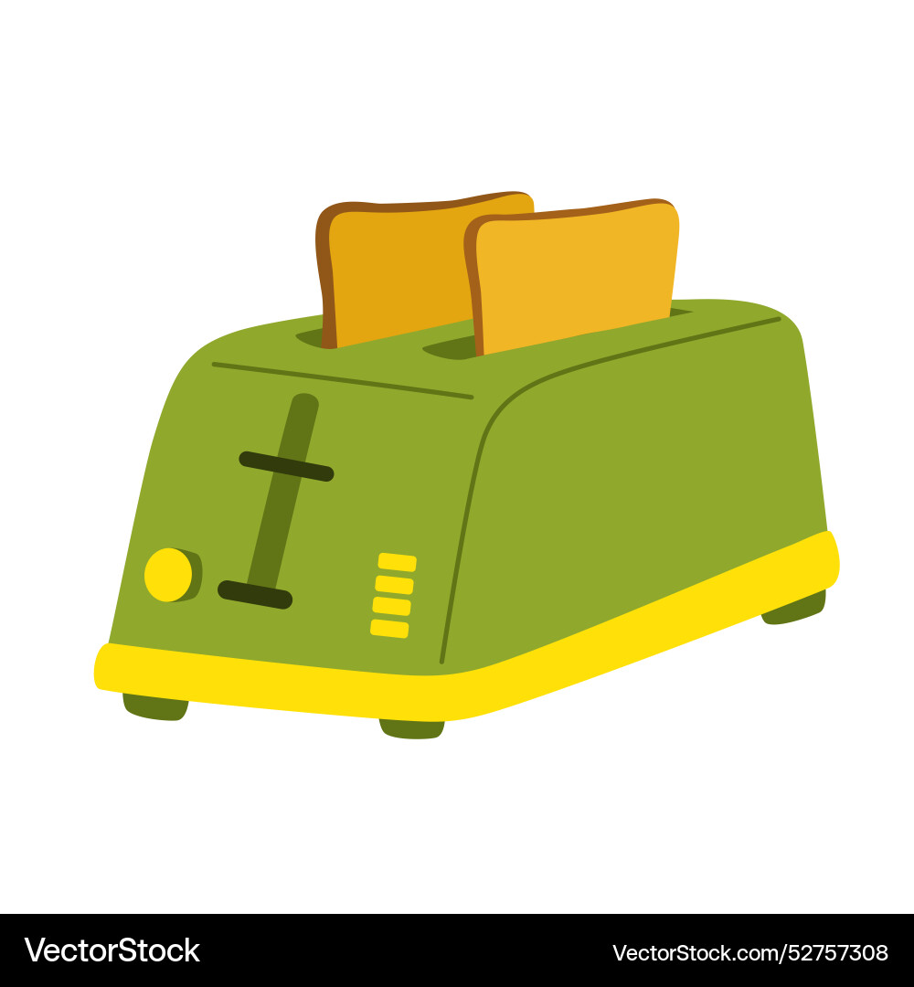 2289 kitchen toaster Royalty Free Vector Image