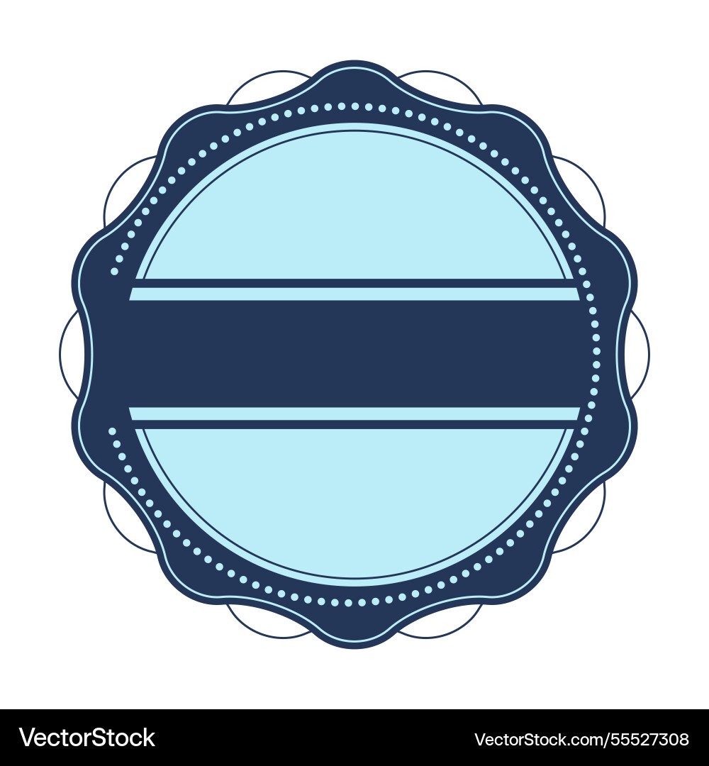 Badge abstract winning award prize Royalty Free Vector Image