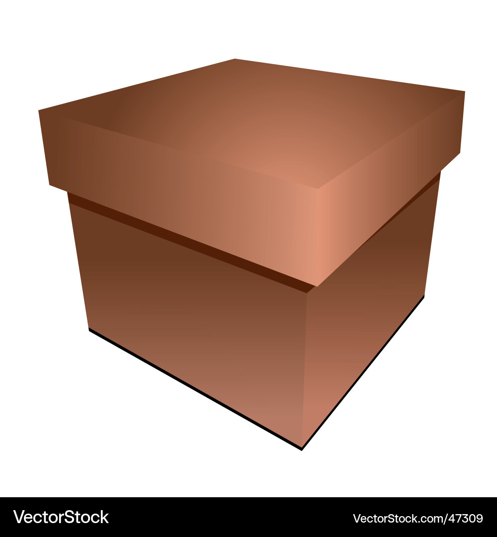 Cardboard box Royalty Free Vector Image - VectorStock
