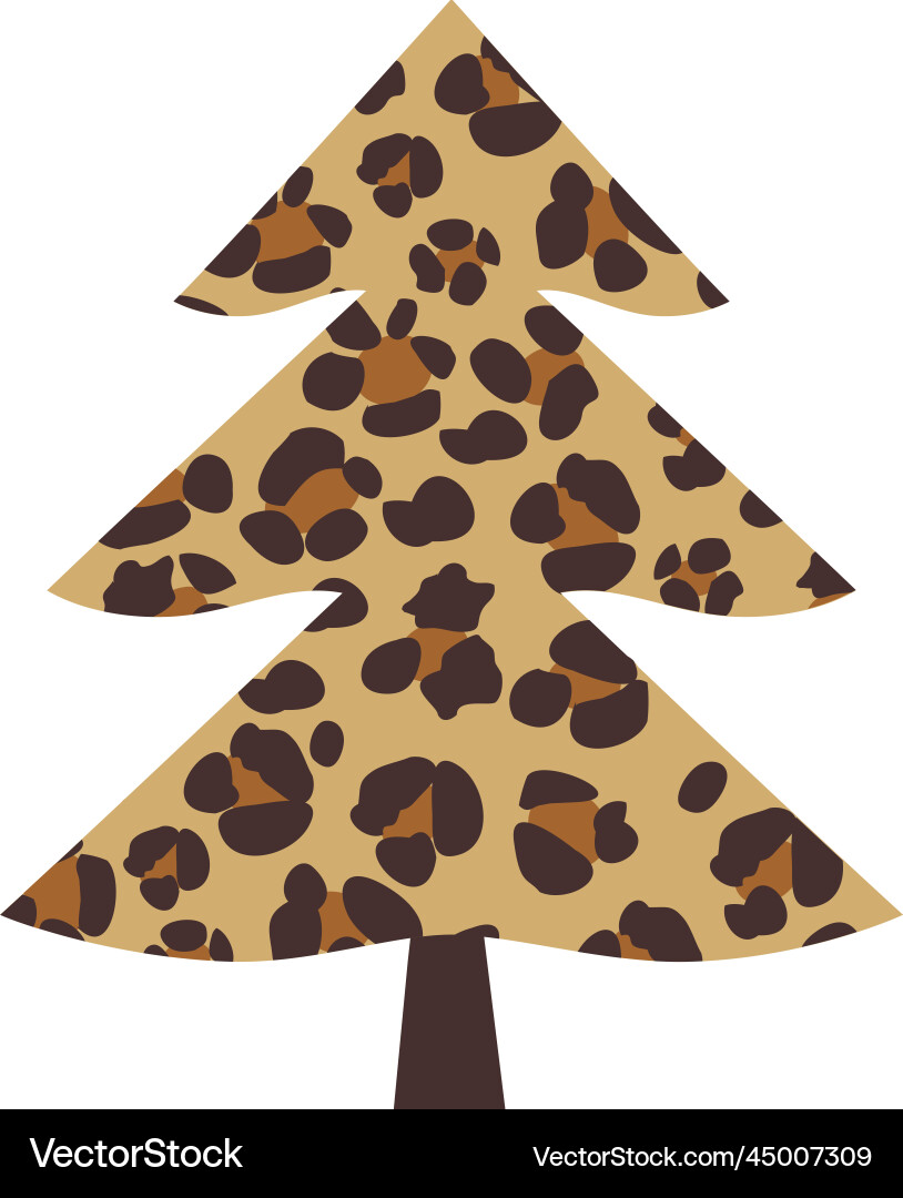Leopard tree Royalty Free Vector Image - VectorStock