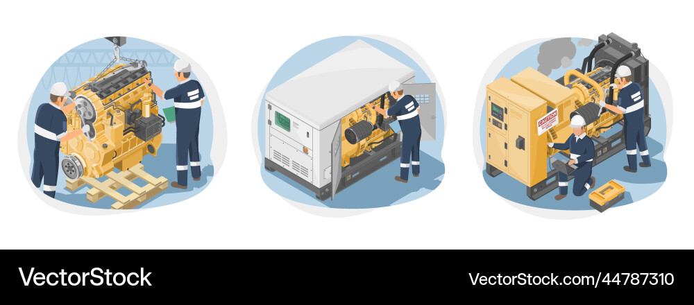 Maintenance service team concept generator station