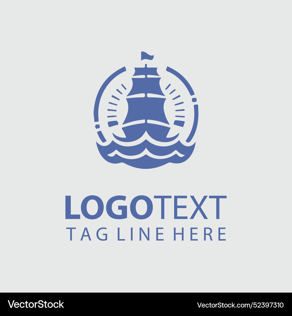 Sailor logo Royalty Free Vector Image - VectorStock