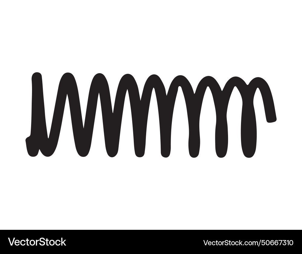 Spring silhouette art Royalty Free Vector Image