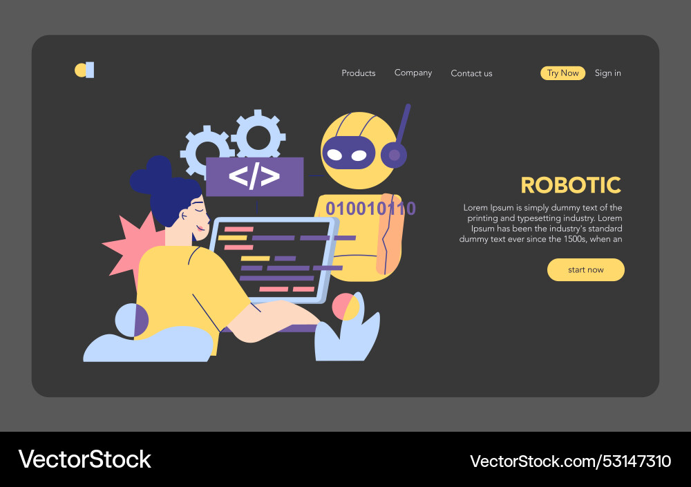 Stem education flat Royalty Free Vector Image - VectorStock