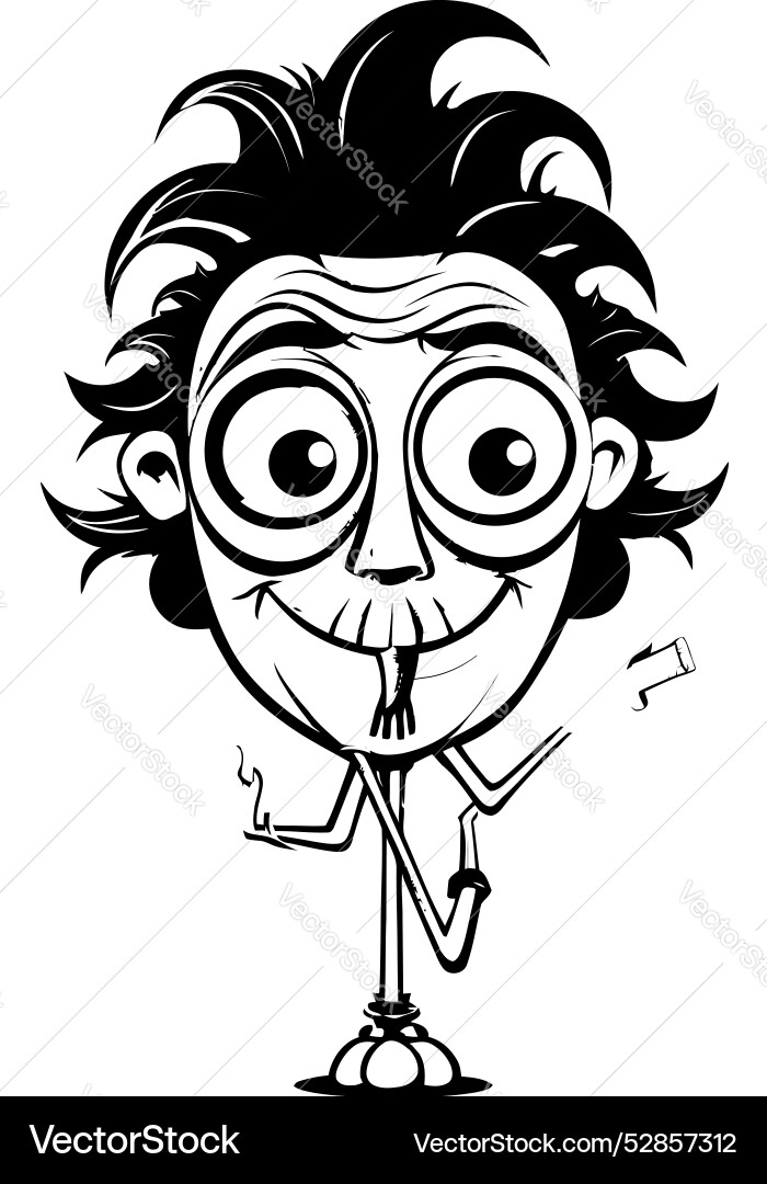 Joint jesters cartoon characters with cannabis Vector Image