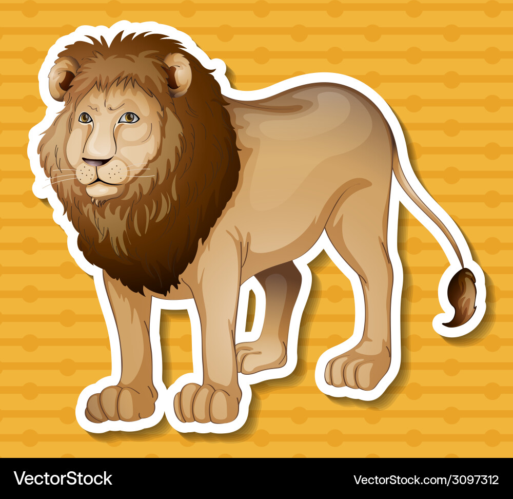 Lion Royalty Free Vector Image - VectorStock