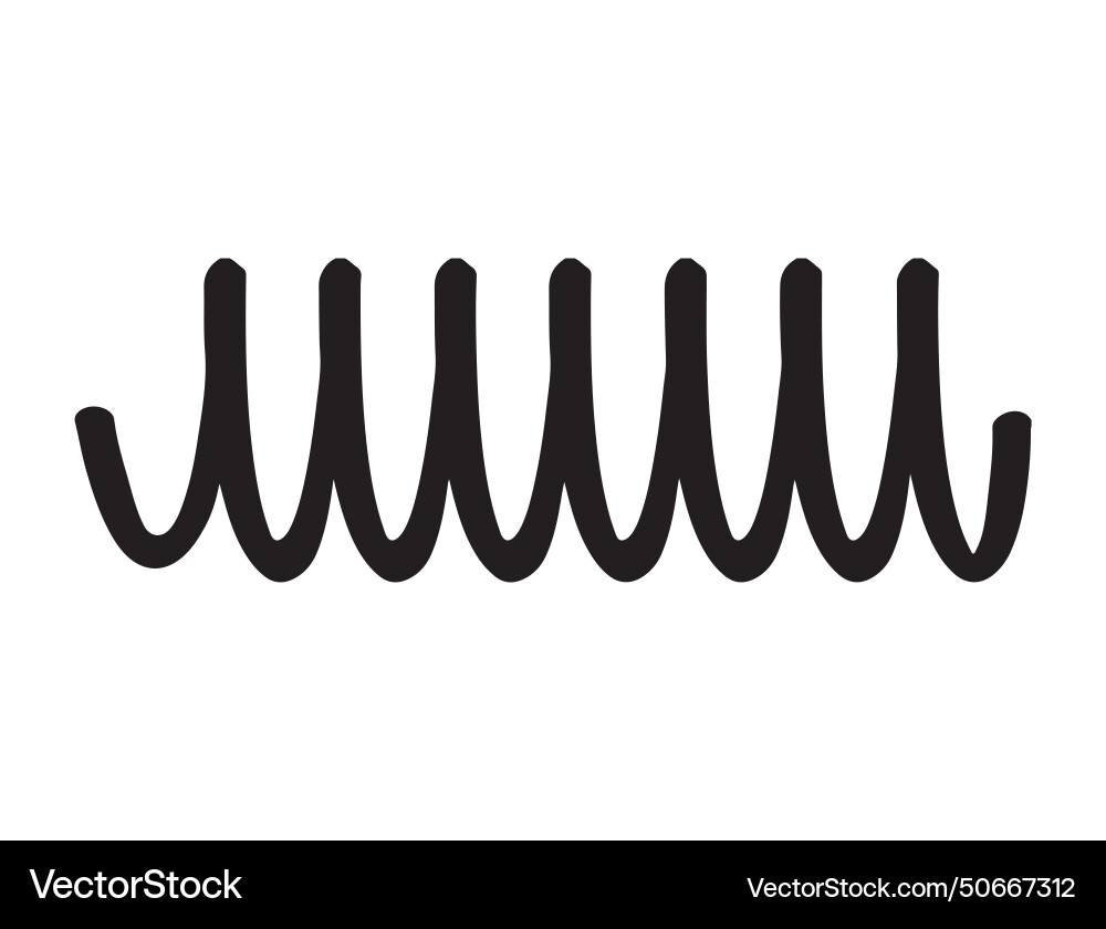 Spring silhouette art Royalty Free Vector Image