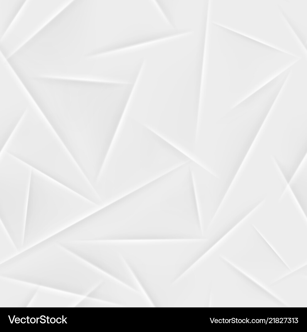 Geometric White Paper Fold Pattern Royalty Free Vector Image